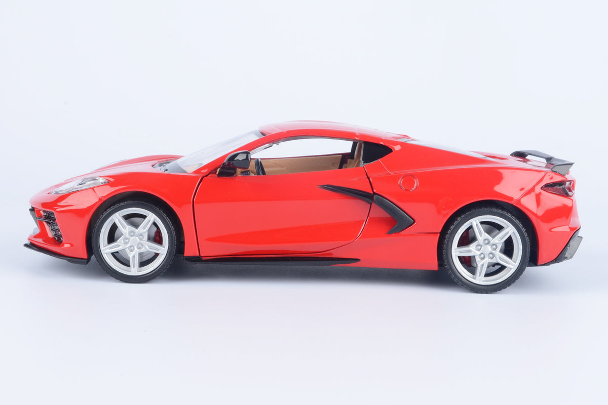 2020 Chevrolet Corvette C8 Stingray Torch Red with Tan Interior 1:24 S ...