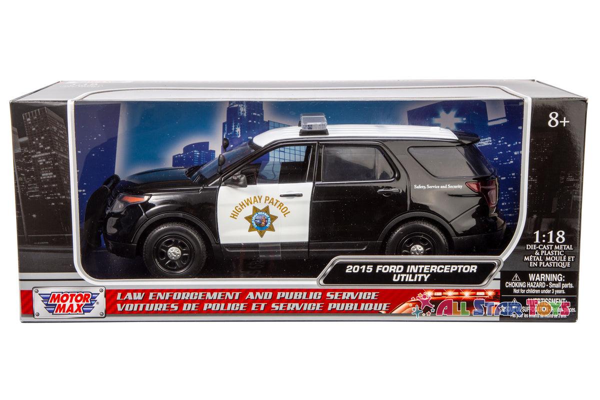 2015 Ford Interceptor Police Utility California Highway Patrol CHP Bla ...